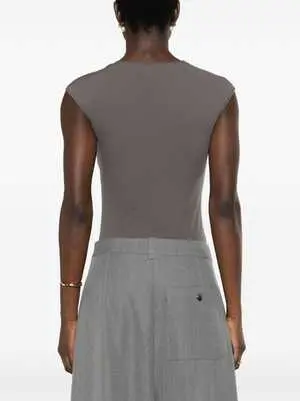 Fabiana Filippi Sleeveless Jersey Bodysuit