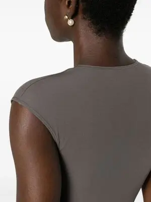 Fabiana Filippi Sleeveless Jersey Bodysuit