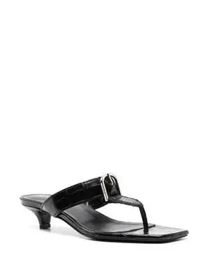 TOTEME 35mm Belted Sandals - Black