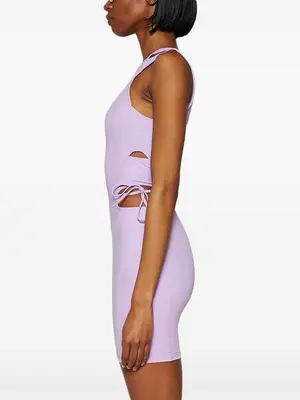 Vetements Deconstructed Mini Dress - Purple