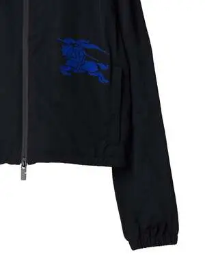 Burberry Embroidered Cropped Jacket - Black