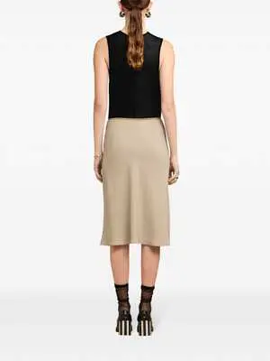 Ami Semi-sheer Silk Top