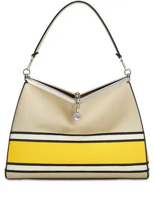 Etro Vela Canvas Shoulder Bag - Neutrals