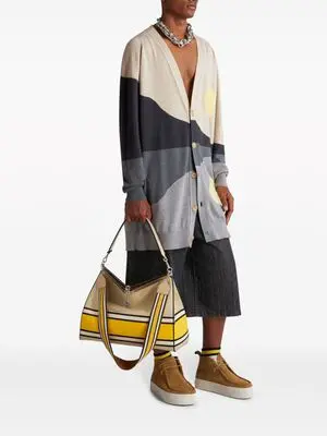 Etro Vela Canvas Shoulder Bag