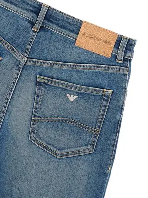 Emporio Armani High-rise Slim-cut Jeans