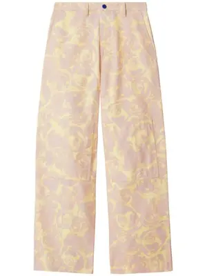Burberry Light Wash Pants For Women