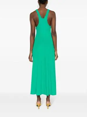 FORTE_FORTE A-line Ribbed Maxi Dress