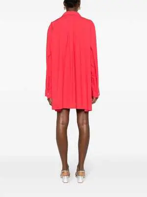 FORTE_FORTE Lace-up Shirt Minidress