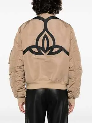 Alexander McQueen Contrasting-panel Bomber Jacket