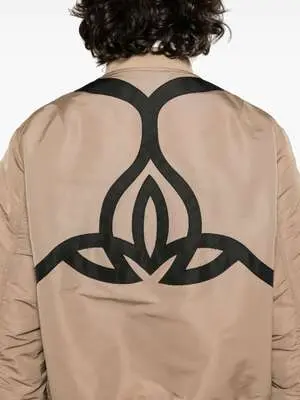 Alexander McQueen Contrasting-panel Bomber Jacket