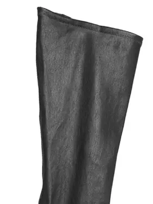 Rick Owens Thigh-high Leather Boots - Black