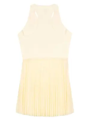 Sporty & Rich Steffi Action Pleated Minidress