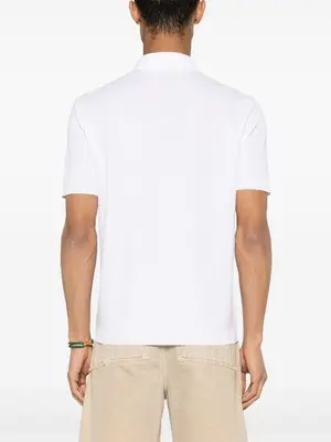 Herno Knitted Cotton Polo Shirt - White