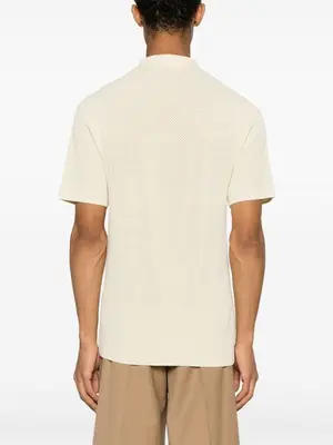 Sandro Waffle-knit Polo Shirt