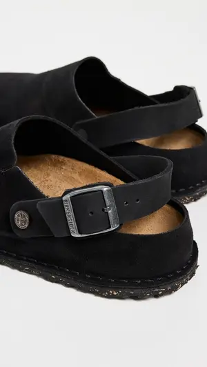 BIRKENSTOCK Lutry Premium Suede Clogs