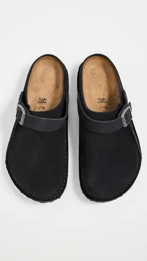 BIRKENSTOCK Lutry Premium Suede Clogs