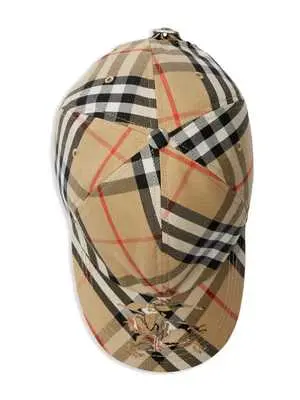 Burberry Vintage Check Baseball Cap - Neutrals