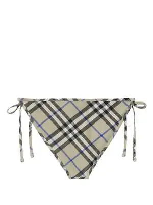 Burberry Vintage Check Bikini Bottom - Neutrals