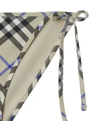 Burberry Vintage Check Bikini Bottom - Neutrals