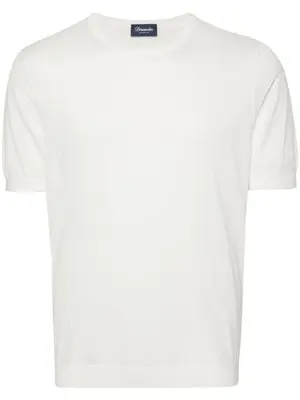 DRUMOHR Fine-knit T-shirt - White