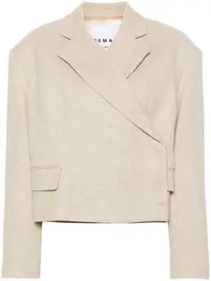 Remain Birger Christensen Cropped Wrap Blazer