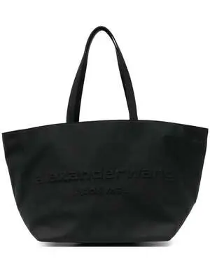 Alexander Wang Logo-embossed Tote Bag - Black