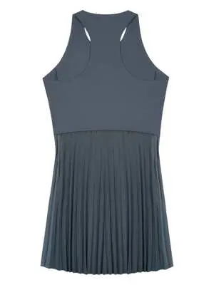 Sporty & Rich Steffi Action Pleated Minidress - Grey