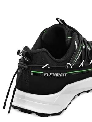PLEIN SPORT Panelled Lace-up Sneakers - Black