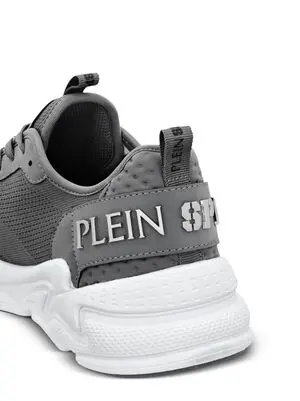PLEIN SPORT Logo-embellished Low-top Sneakers