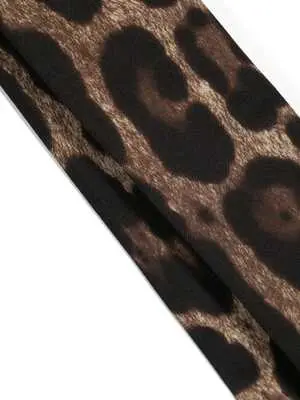 Dolce & Gabbana Leopard-print Silk Scarf