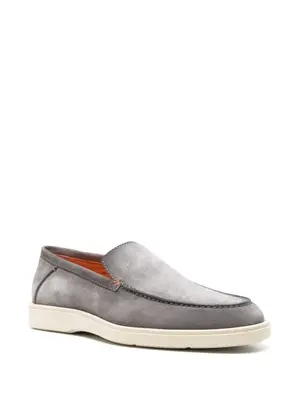 Santoni Gradient-effect Suede Loafers