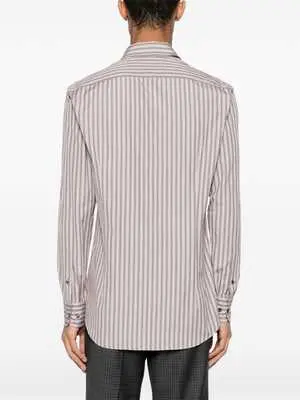 Etro Pegaso-embroidered Striped Shirt