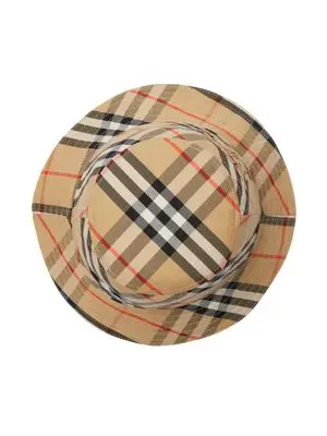 Burberry Vintage Check Bucket Hat - Neutrals