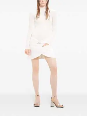 COURREGES Ellipse Buckled Miniskirt