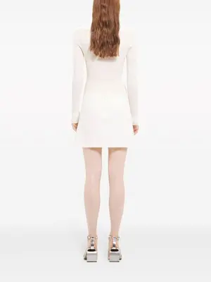 COURREGES Ellipse Buckled Miniskirt