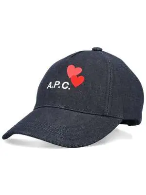 A.p.c. Eden Blondie Denim Baseball Cap - Blue