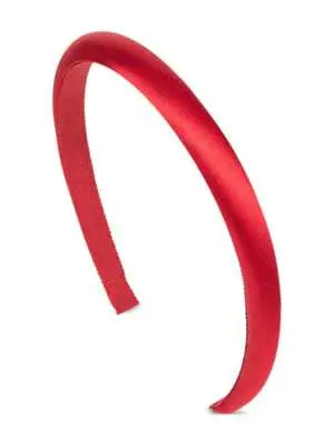 JENNIFER BEHR Tiana Satin Headband - Red