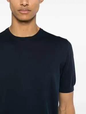 FILERIA Fine-knit Short-sleeved Jumper