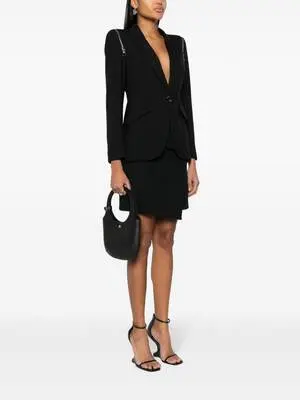 COURREGES Holy Leather Tote Bag - Black