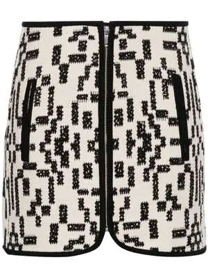 MARANT ETOILE Arona Zip-up Skirt - Black