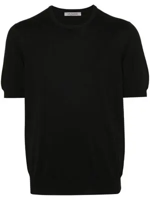 FILERIA Fine-knit Short-sleeved Jumper