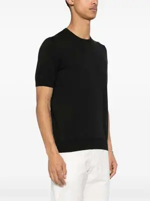 FILERIA Fine-knit Short-sleeved Jumper