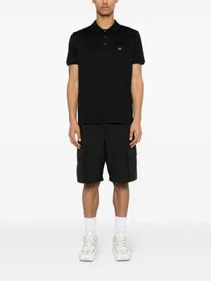 C.P. COMPANY Logo-appliqué Polo Shirt