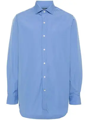 Polo Ralph Lauren Poplin Cotton Shirt - Blue