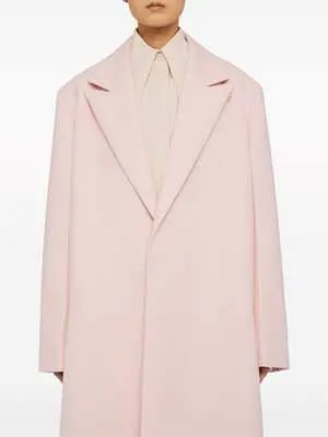 JIL SANDER Belted Peak-lapel Coat
