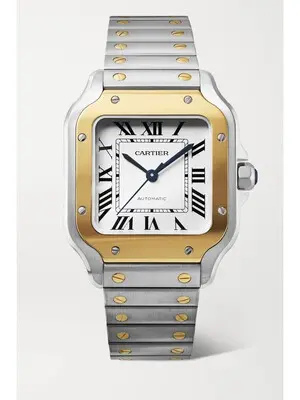 Cartier Santos De Gold Watch