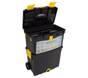 STALWART Portable Toolbox With Wheels - One-color