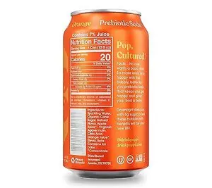 POPPI 12-oz Cans Prebiotic Soda Orange