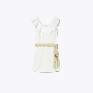 Tory Burch Cotton Flounce Dress