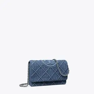 Tory Burch Fleming Crossbody - Denim